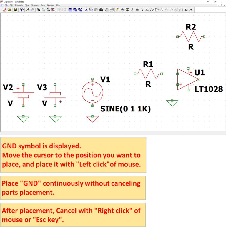 LTspice-How to Draw a Schematic | Spiceman