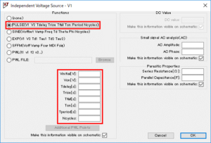 LTspice-Independent Voltage Source Setting | Spiceman