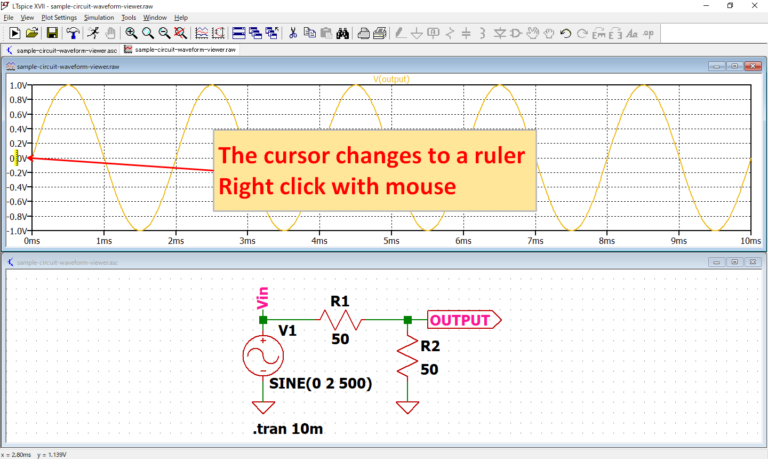 LTspice-How to use Waveform Viewer | Spiceman