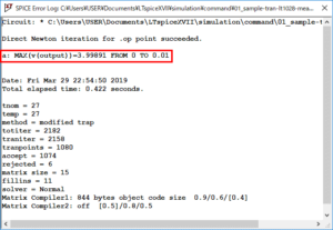 .measure/.meas : LTspice -- Evaluate User-Defined Electrical Quantities | Spiceman